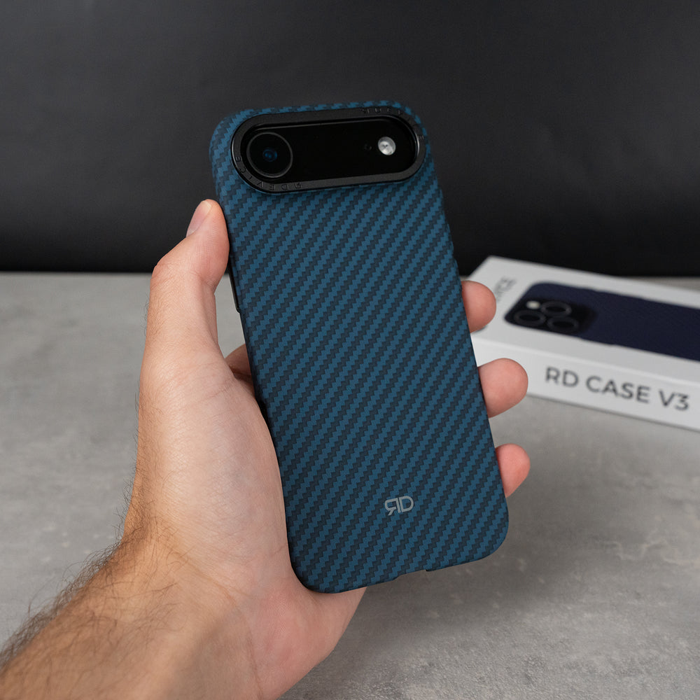 RD Carbon Fiber Case V3 (BLUE) – REBORN DEVICE®