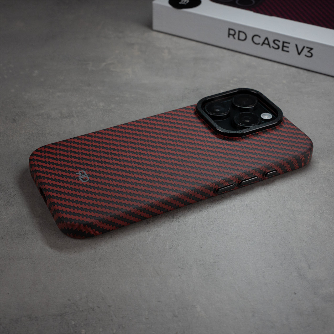 RD Carbon Fiber Case V3 (RED) – REBORN DEVICE®